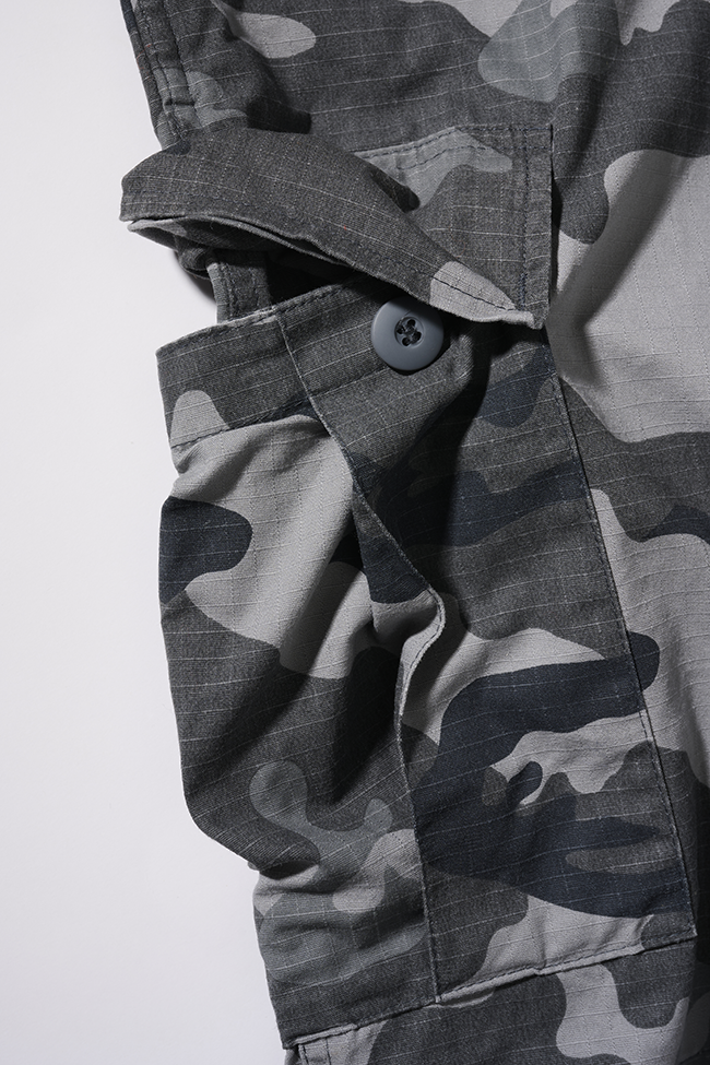 BDU Ripstop Shorts | grey camo | 6XL | 2019.222.6XL