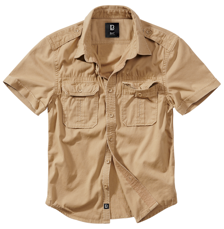Vintage Shirt Short Sleeve | olive | S | 4024.1.S